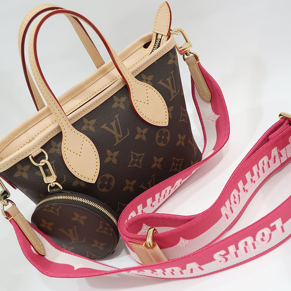 Louis Vuitton | Bags | Louis Vuitton Mini Bag Neverfull Bb Rose Peony ...